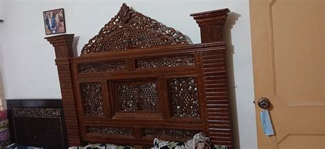 Chinoti Wooden Bed Set Without Metress Beds 1104593340