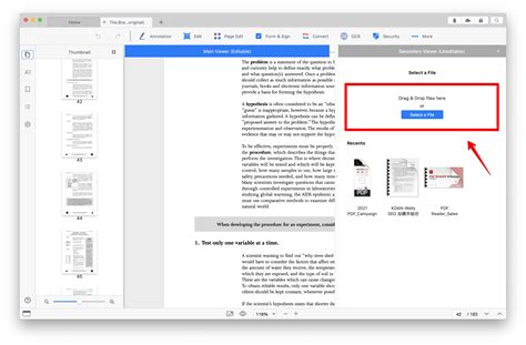 How To Display Two Pdfs Side By Side Simultaneously In Pdf Reader App
