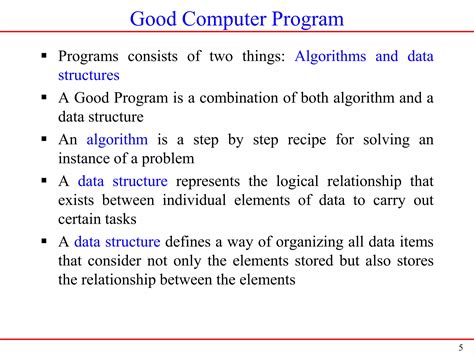 Introduction To Data Structures And Algorithm Ppt