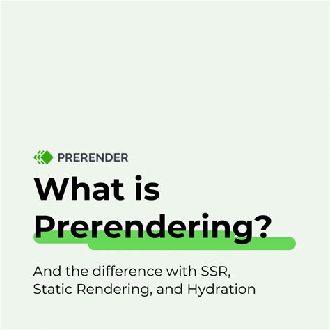 Prerendering A Javascript Technique For Indexing Speed Prerender