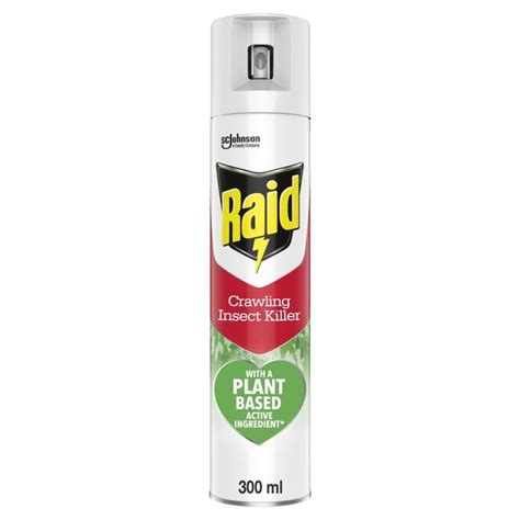 Raid Plant Based Crawling Insect Killer Aerosol Spray 300ml Mcgrocer