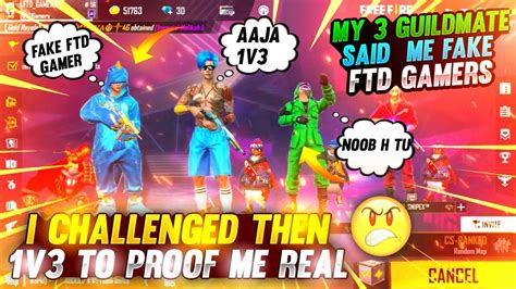 Pro 𝙂𝙪𝙞𝙡𝙙 𝙈𝙖𝙩𝙚𝙨😈 Call Me 𝙉𝙤𝙤𝙗 𝙁𝙖𝙠𝙚 Ftd Gamer😤 आजा 1 Vs 4 में 😂 Youtube