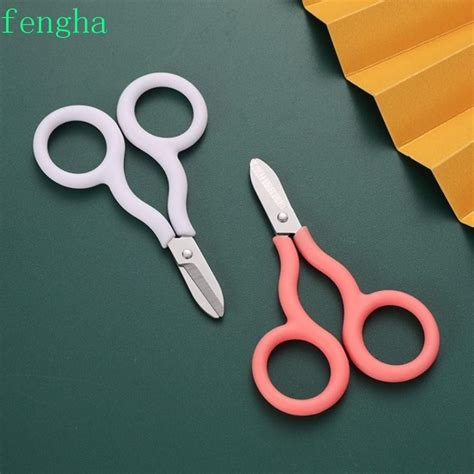 Fengha Mini Pocket Scissors แบบพกพา Handwork ปลอดภัย Mini Scissor เคร