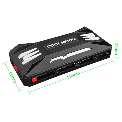 Coolmoon Rgb Pc Kølesystem Controller 4 Pin Pwm 5v Grandado