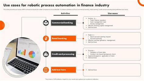 Use Cases For Robotic Process Automation In Finance Industry Ppt Example