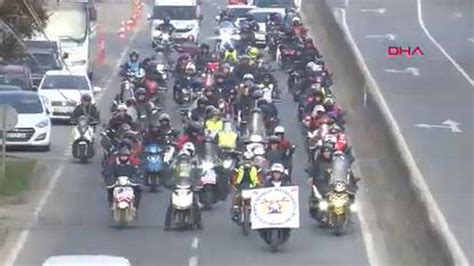 Ordu da motokuryelerden eylem Trafikte biz de varız