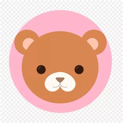 卡通可爱的小熊的头像设计png图片素材下载图片编号qanwgbjy 免抠素材网