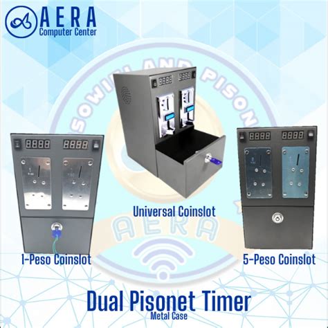 Pisonet Dual Coinslot With Dual 4 Digit Timer Plug And Play For Two