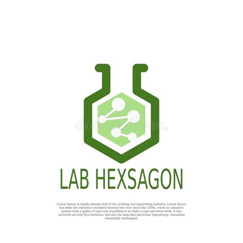 Simple Hexagon Lab Logo Design Template Stock Vector Illustration Of Rocket Computer 295429846