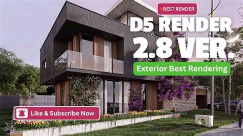 D5 Render 2 8 Exterior Best Rendering 3d Eğitim