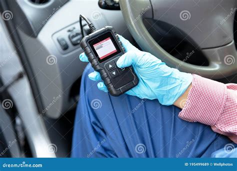 Automotive Scan Tool For Car Diagnostic Stock Image Image Of Mechanic Connector
