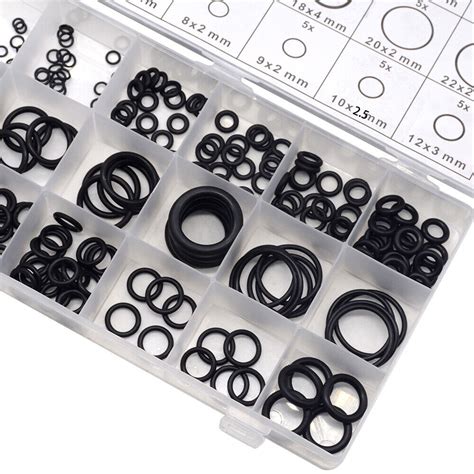 225tlg O Ring Oring Sortiment NBR 70 Gummi Ring Dichtung Dichtring O