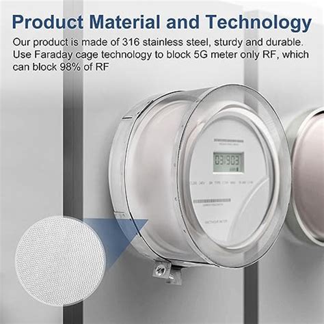 Smart Meter Shieldsmart Meter Cover Made With Faraday Cage Technology
