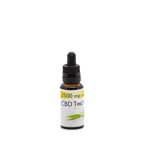 Order Cbd Tincture Gold 2500mg In 30 Ml Online In Canada