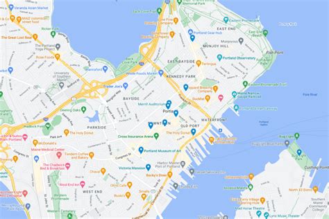 Portland Maine Trails Map Map 4 Moody Alden And Tannery Brook