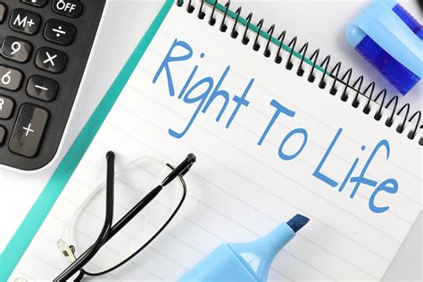 Free Of Charge Creative Commons Right To Life Image Notepad 1