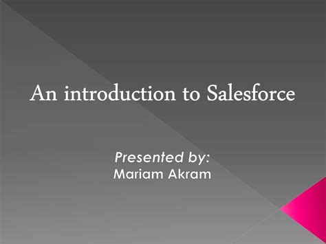 Salesforce Presentation Pptx