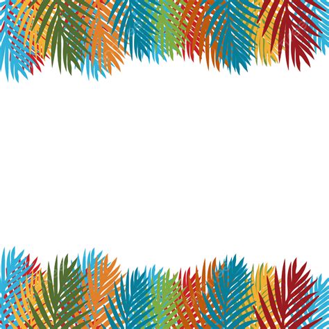 Brazilian Carnival Vector Png Images Colourful Leaves Brazilian