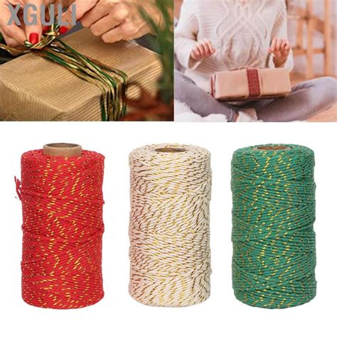 Xguli ของขวัญ Twine String แต่ละ 328ft ความยาวน้ำหนักเบา Strong