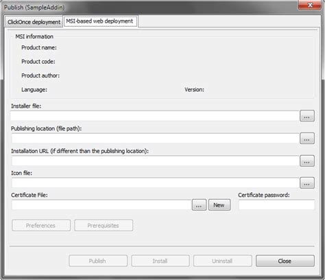 deploying office extensions via clicktwice