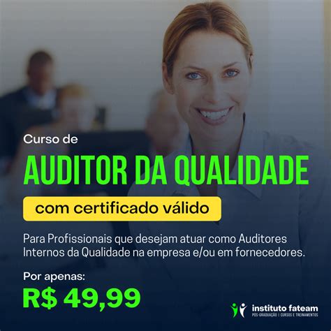 Auditor Interno Da Qualidade Em Manaus Sympla