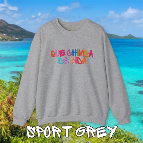 Que Chimba De Vida Karol G Unisex Heavy Blend Crewneck Etsy