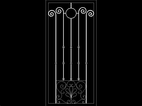Forge Gate In Autocad Cad Download 12 88 Kb Bibliocad