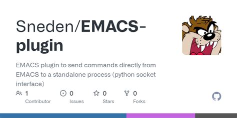 GitHub Sneden EMACS Plugin EMACS Plugin To Send Commands Directly From EMACS To A Standalone