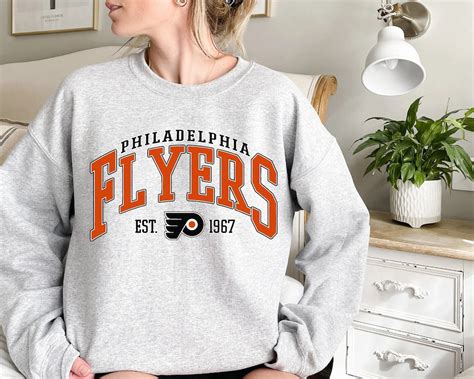 Philadelphia Flyers Sweatshirt Philadelphia Hockey Shirt Flyers