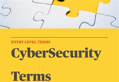 Quick Guide To Cybersecurity Must Know Terms Pdf