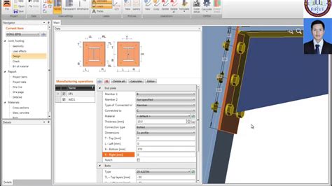 Idea Statica Vs Scia Engineer Connection Design Youtube