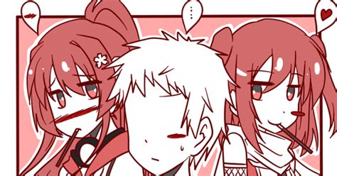 艦隊これくしょん ほんわか鎮守府日和「表裏一体ポッキーゲーム編」 ゐぬのイラスト Pixiv