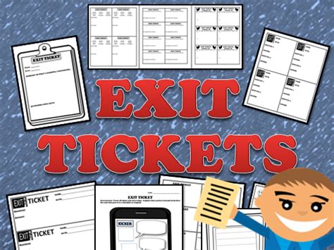 Exit Tickets There Are Different Styles To End Your Class Successfully Teaching Resources