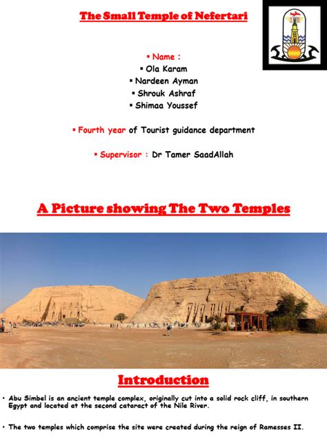 Nefertaris Temple At Abu Simbel Explained Pdf Ancient Egyptian