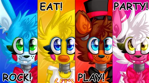 Toy Animatronics Poster Fnaf2 By Izkiz Efhn On Deviantart