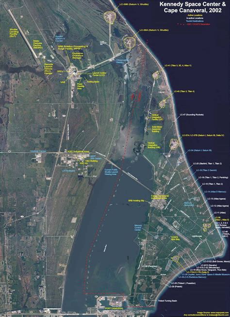 Cape Canaveral Launch Viewing Map Map Of South America