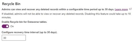 Restore Deleted Dynamics 365 Records From Recycle Bin