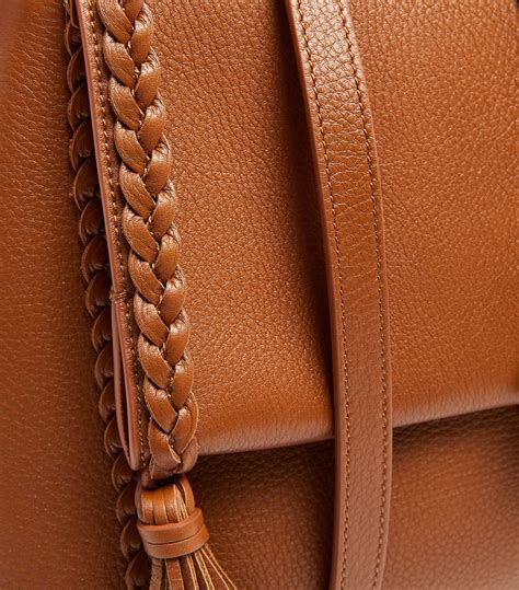 Womens Chloé Brown Medium Leather Penelope Shoulder Bag Harrods