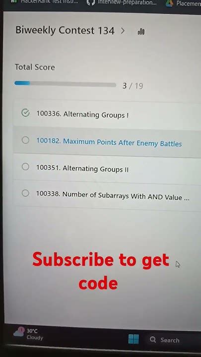 Biweekly Contest 134 Solutions Leetcode Contest Solution