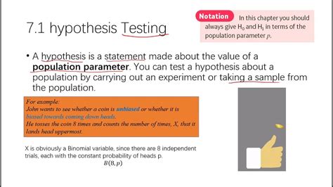 71 中文讲述 Binomial Test Introduction Youtube
