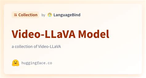 Video Llava Model A Languagebind Collection