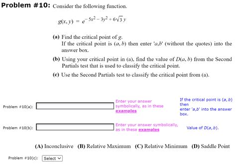 Solved Problem Consider The Following Function Chegg