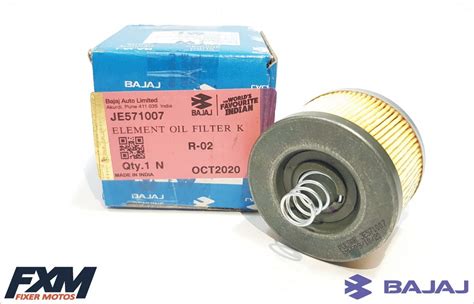 Filtro Aceite Pulsar Ns Pulsar Ns Fi Bajaj Original FIXER MOTOS