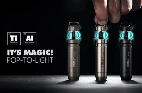 Edc Flashlight With Quick Magnetic Onoff Switch Geeky Gadgets