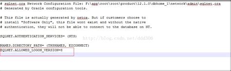 数据库连接失败 ora 28040 no matching authentication protocol 程序员大本营