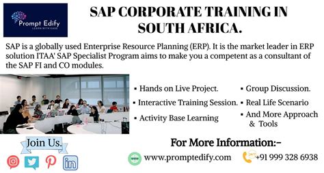 Sap Course Online And Sap Professional Training In South Africa At Prompt Edify By Prompt Edify