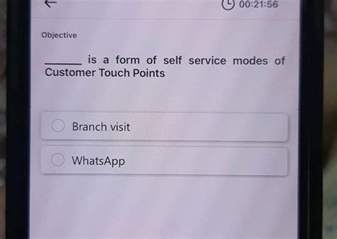 Objective Is A Form Of Self Service Modes Of StudyX