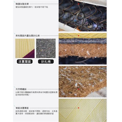 Assari 藍色厚緹花布護背式冬夏兩用彈簧床墊 單人3尺單大35尺雙人5尺雙大6尺 蝦皮購物