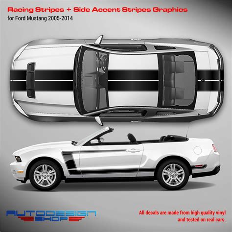 2014 Mustang Side Stripes