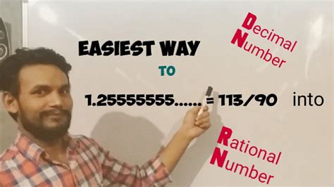 how to convert non terminating repeating decimals into p q form class